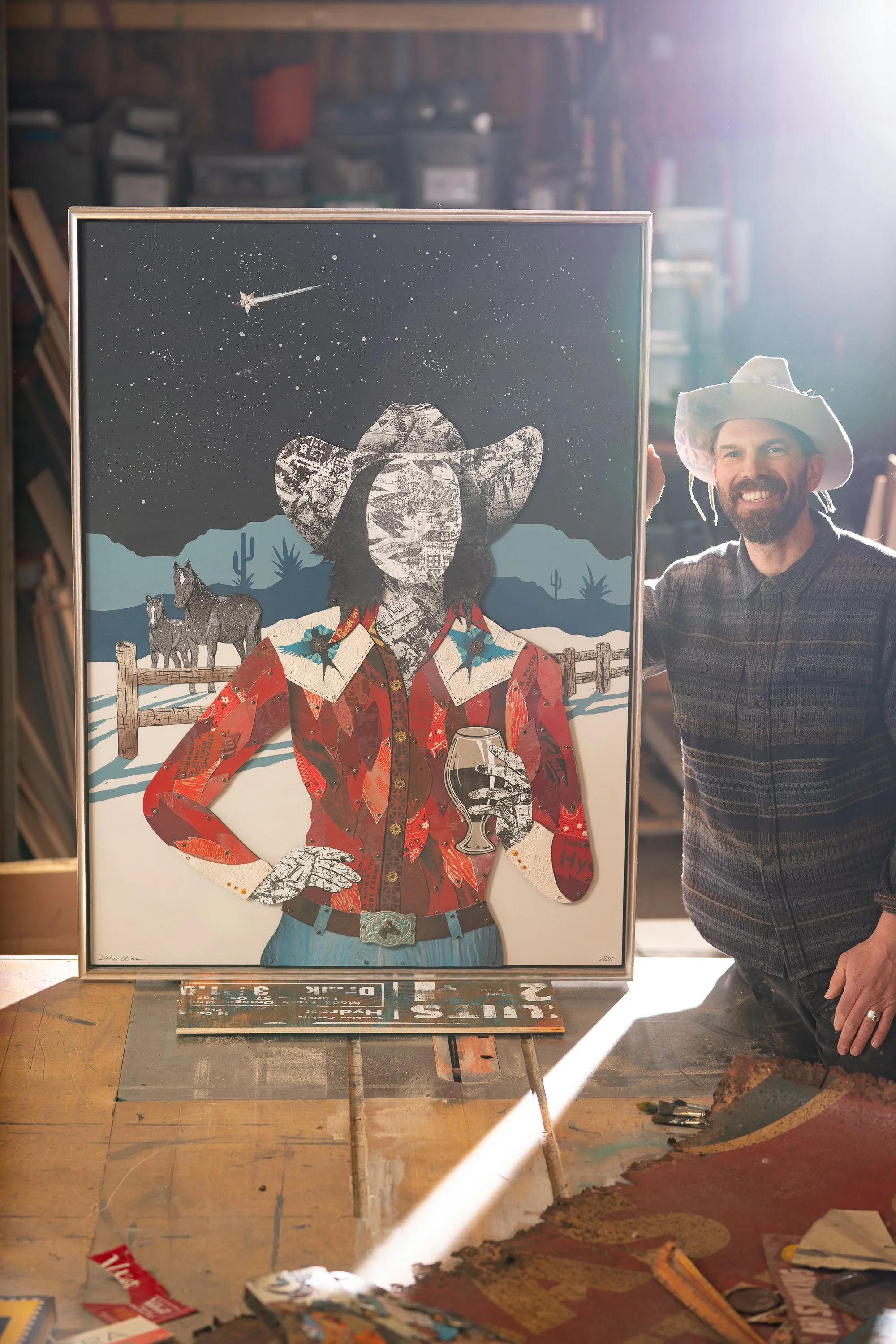 Western Artist Dolan Geiman Studio Photos – Artist Photography by Rob ...