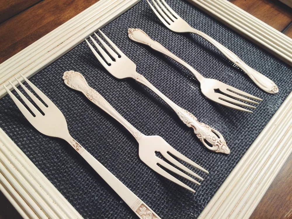 DIY Silverware Kitchen Art — Maria Makes | Currently making: POTTERY