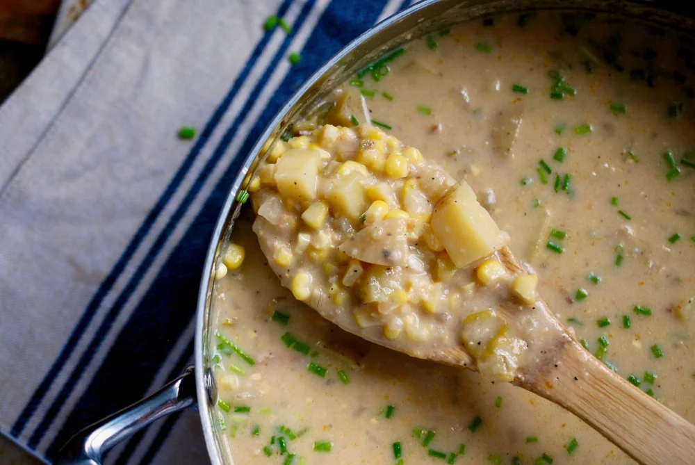 Sweet Corn Chile Chowder — Maria Makes | Currently making: POTTERY
