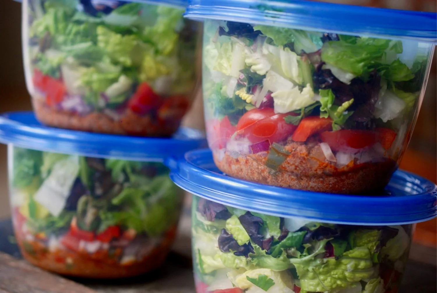 Lunch Meal Prep Tips: Fresh Salads All Week Long — Maria Makes ...