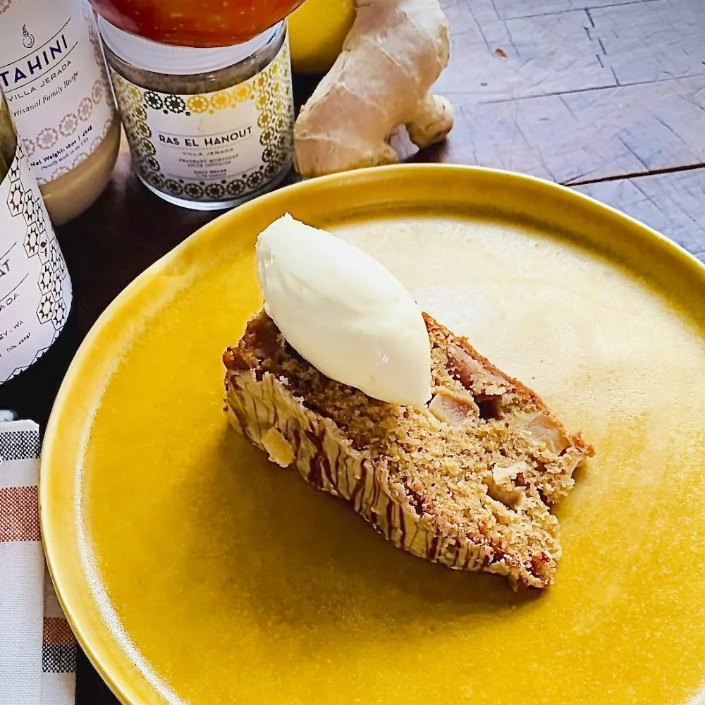 Ras el Hanout Tahini Apple Cake — VILLA JERADA