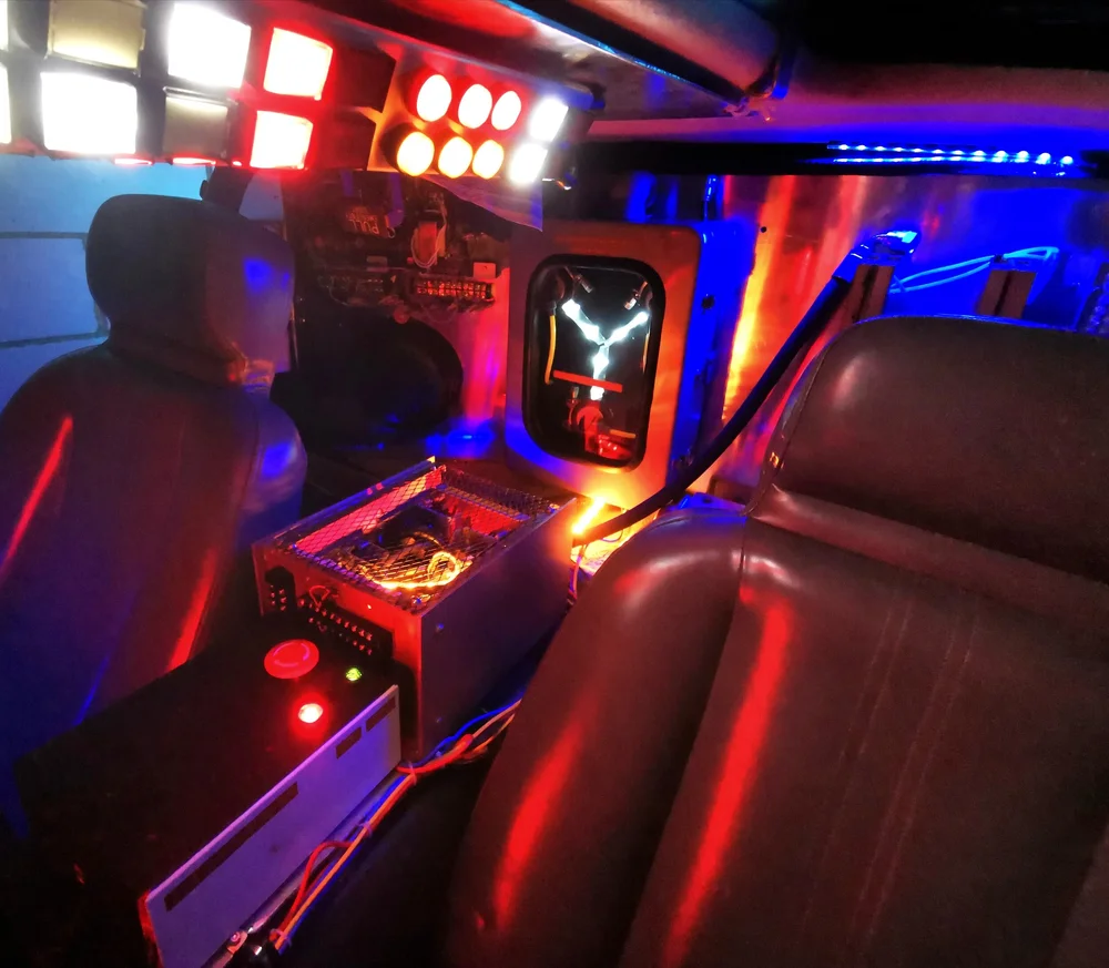 Delorean Time Machine Interior