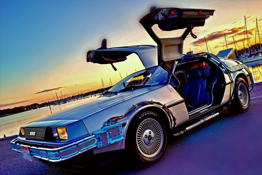 Experience the Ultimate DeLorean Time Machine - Ecto 1 C and KITT Movie ...