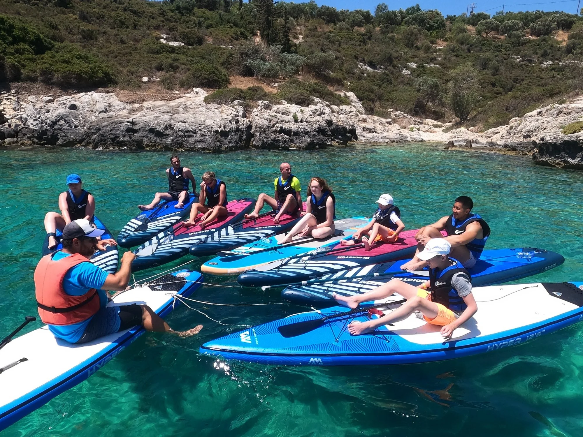 Family Stand Up Paddling Tour in Chania — SUPinCrete