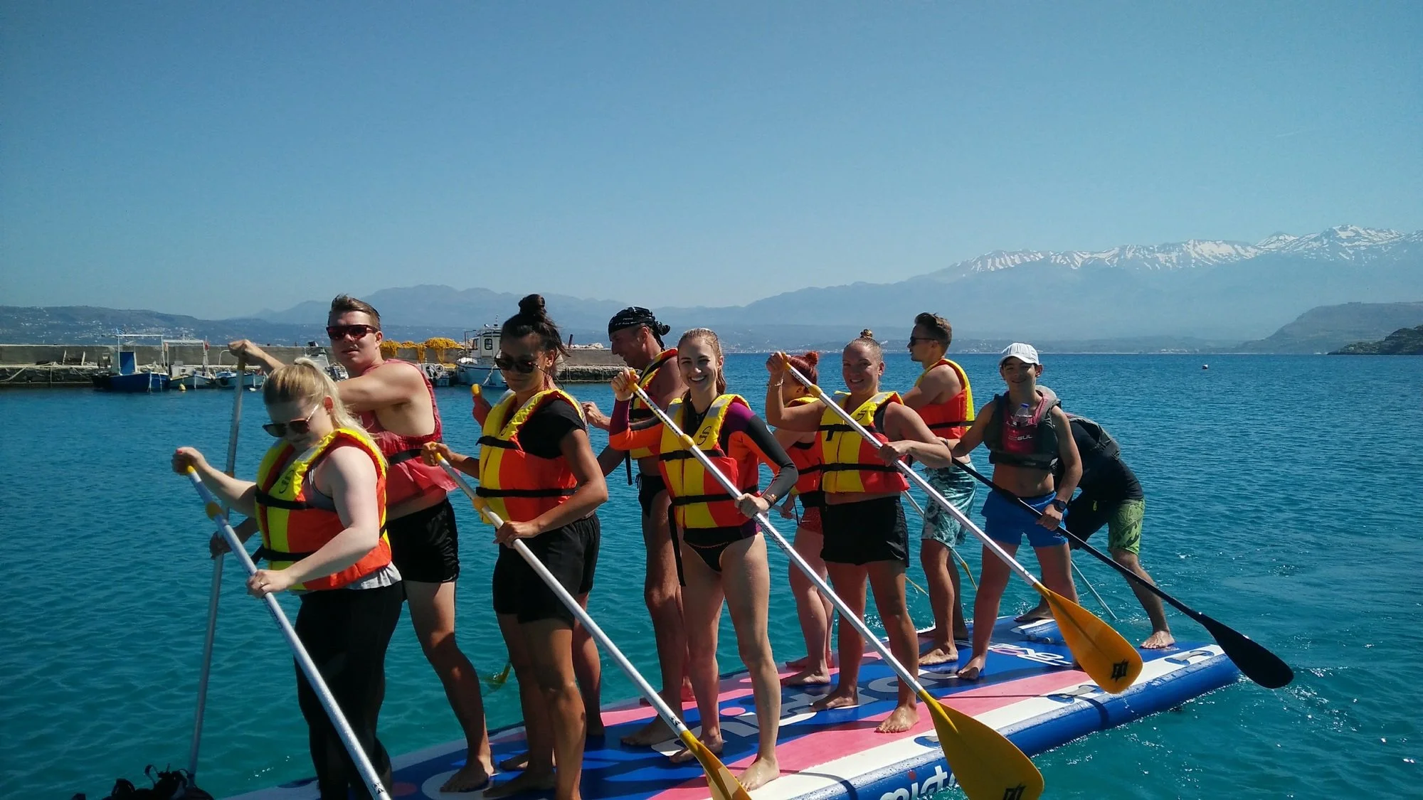 The Big experience of the Big SUP - Group SUP tours in Chania — SUPinCrete