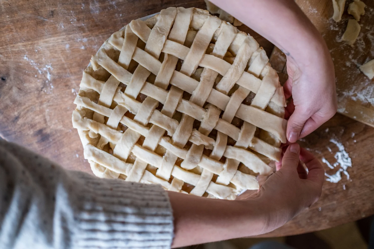 Bobby's First Time Baking an Apple Pie (And Using a Food Processor ...