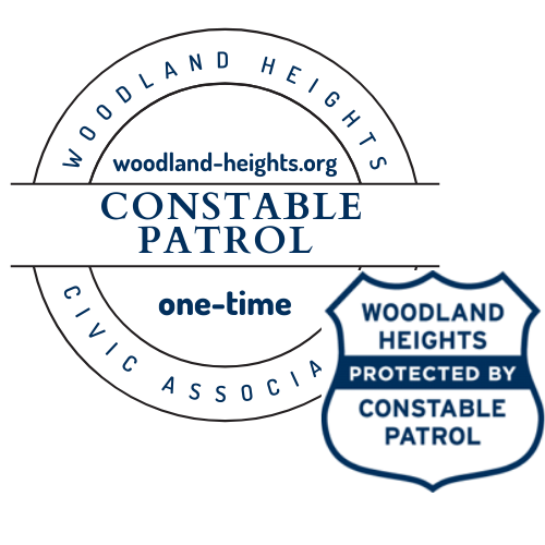 Constable Patrol (One-Time) — Woodland Heights