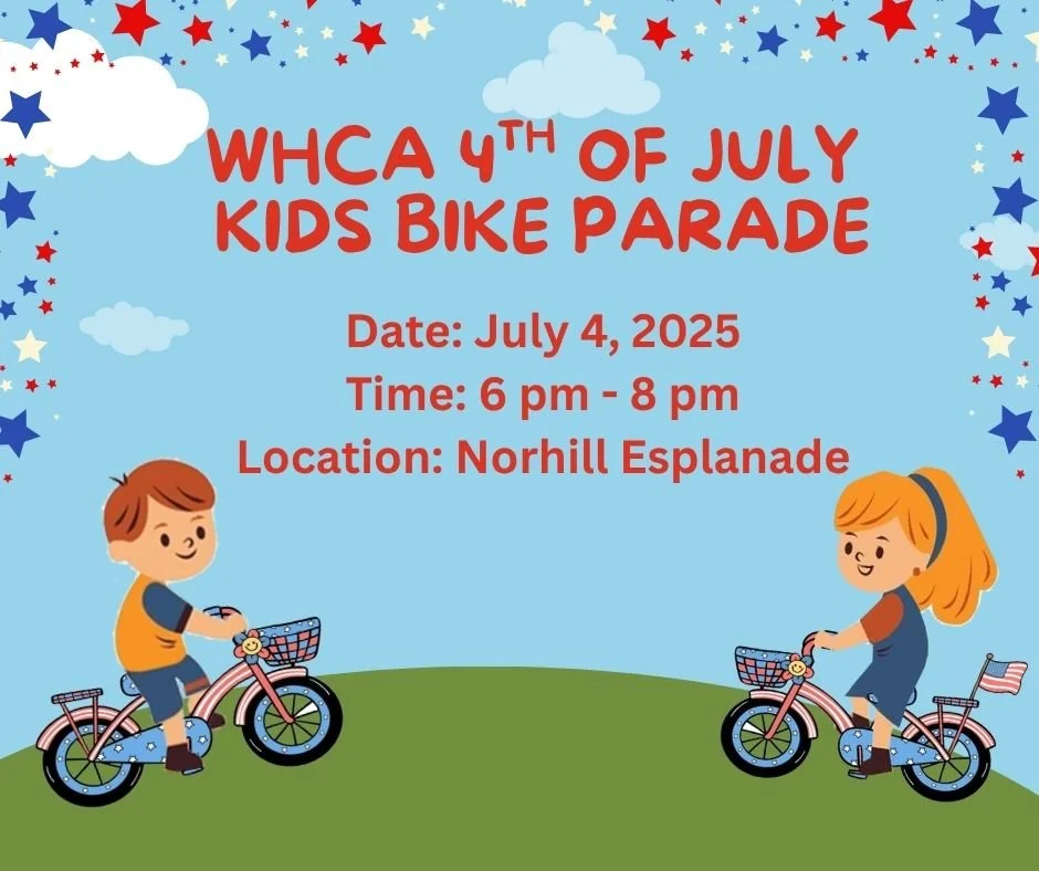 4th of July Kids Bicycle Parade Friday, July 4, 2025 — Woodland Heights