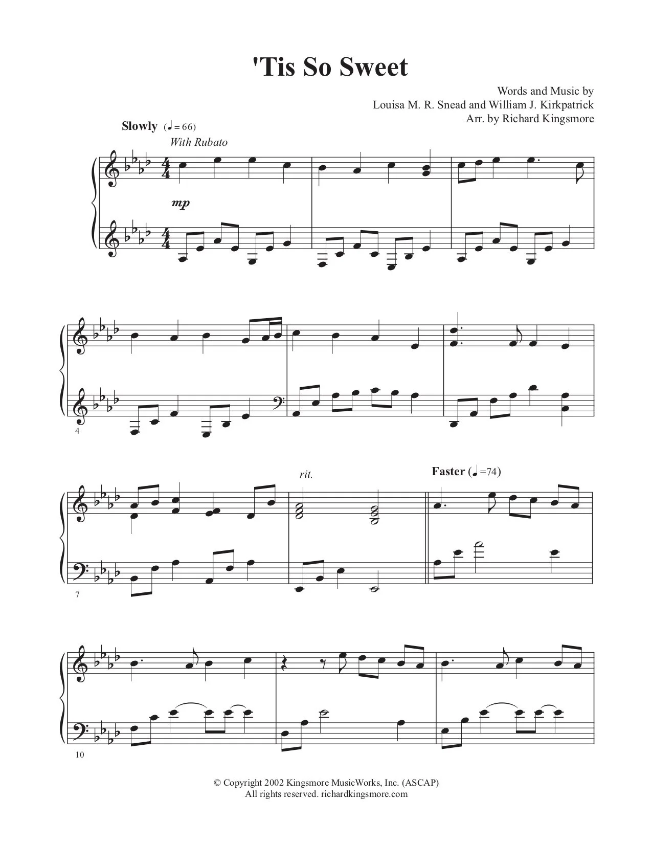 Tis So Sweet from The Journey Richard Kingsmore tis-so-sweet-from-the-journey-richard-kingsmore