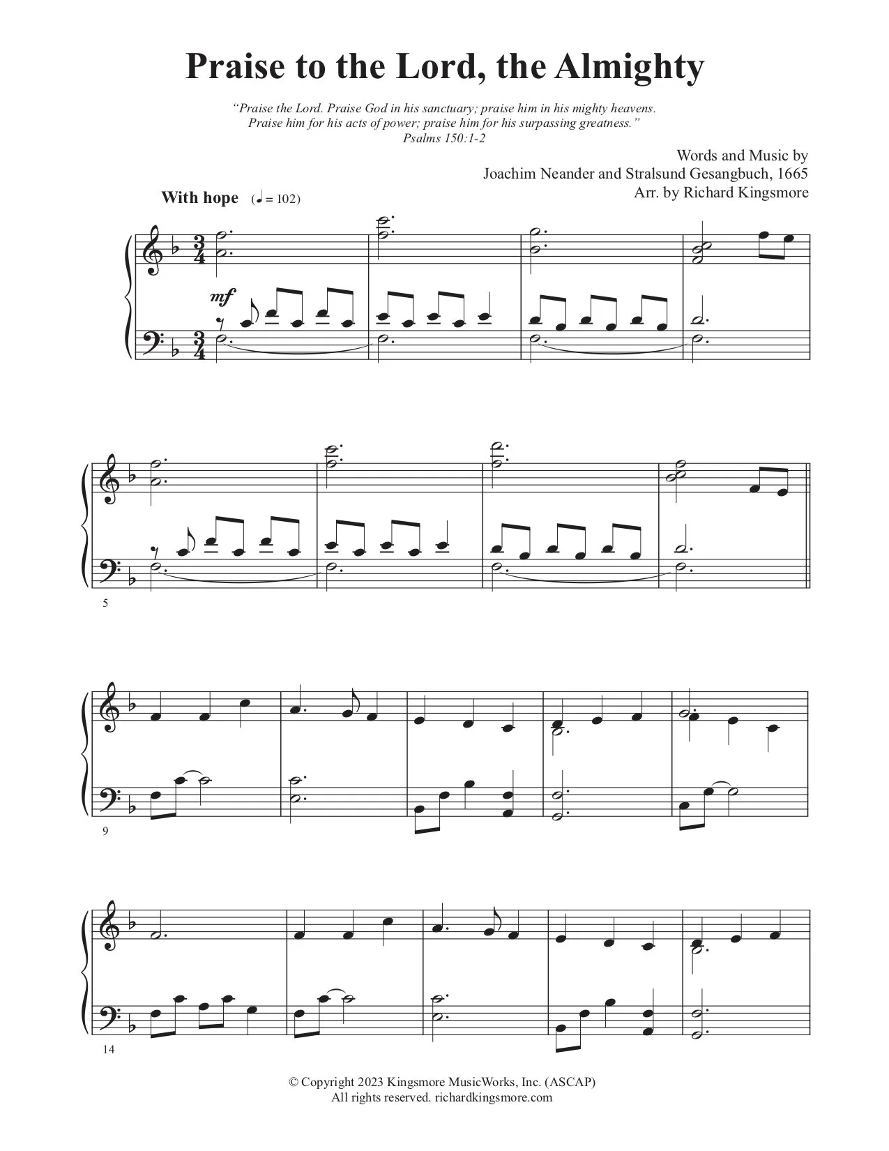 Simply Hymns Piano Book — Richard Kingsmore - Piano Music, Church ...