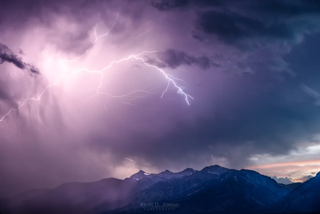 Behind the Lens: Lightning Over the Teton Range — Kevin D. Jordan ...