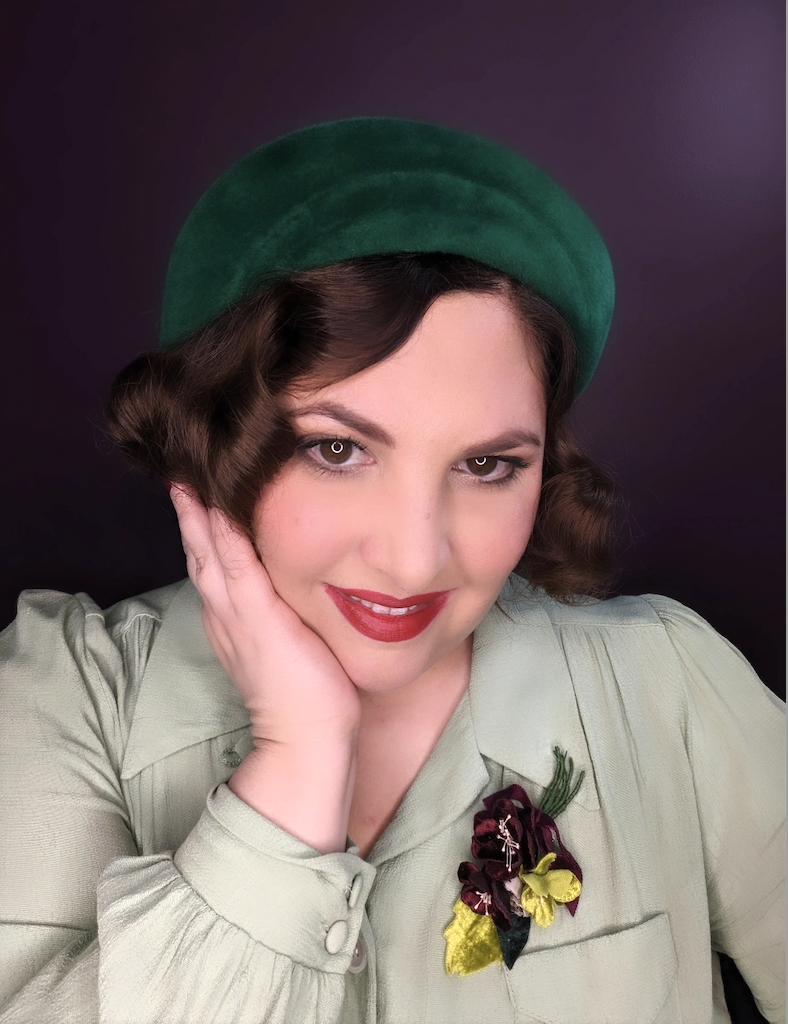 Calot Chapeaux Velour Felt Emerald The House Of Hats