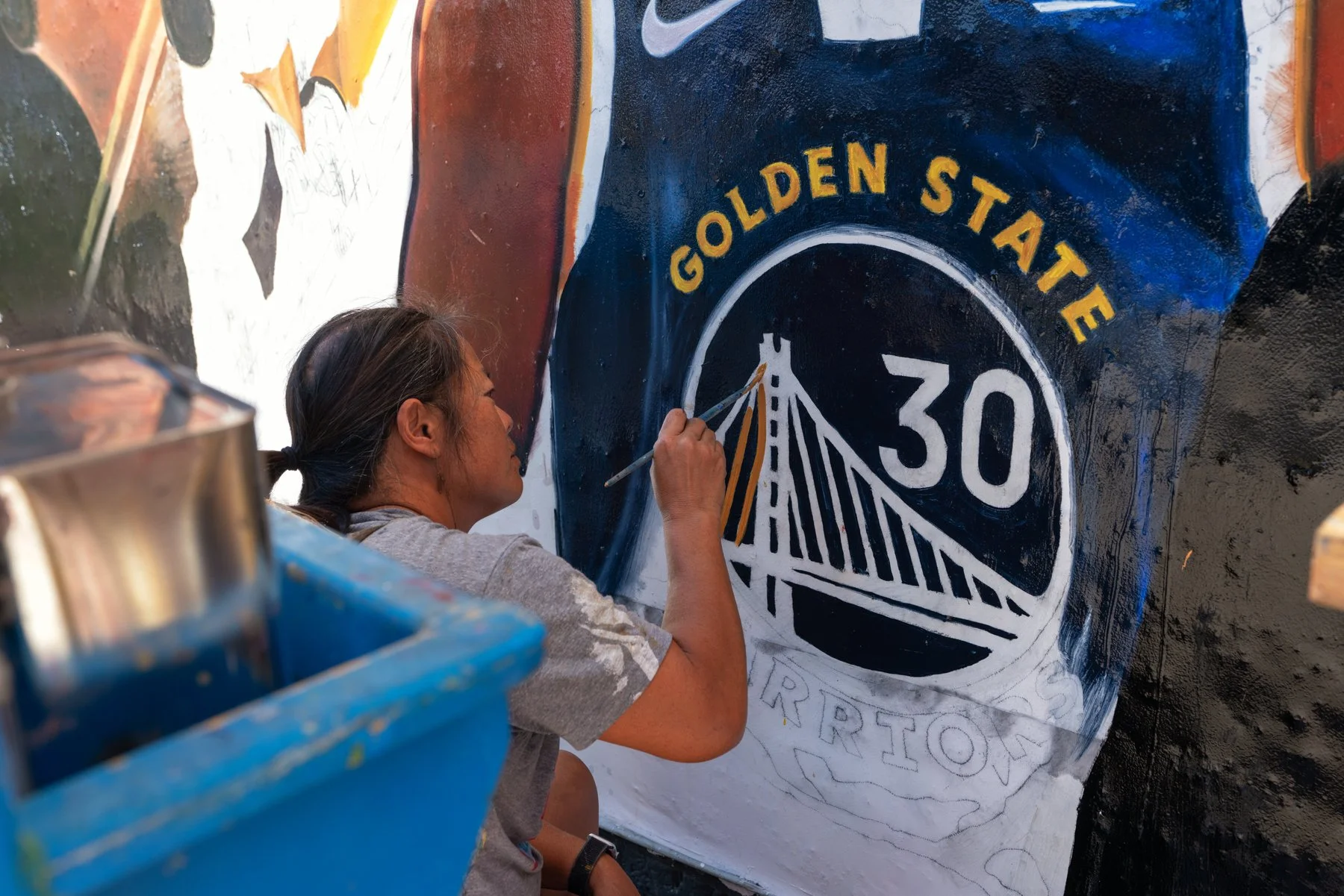 ESPN: NBA Finals Mural — Steve Gonzalez