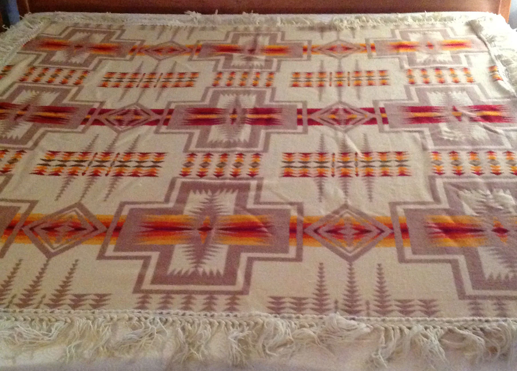 Vintage Pendleton Blanket Harding Pattern — Pique