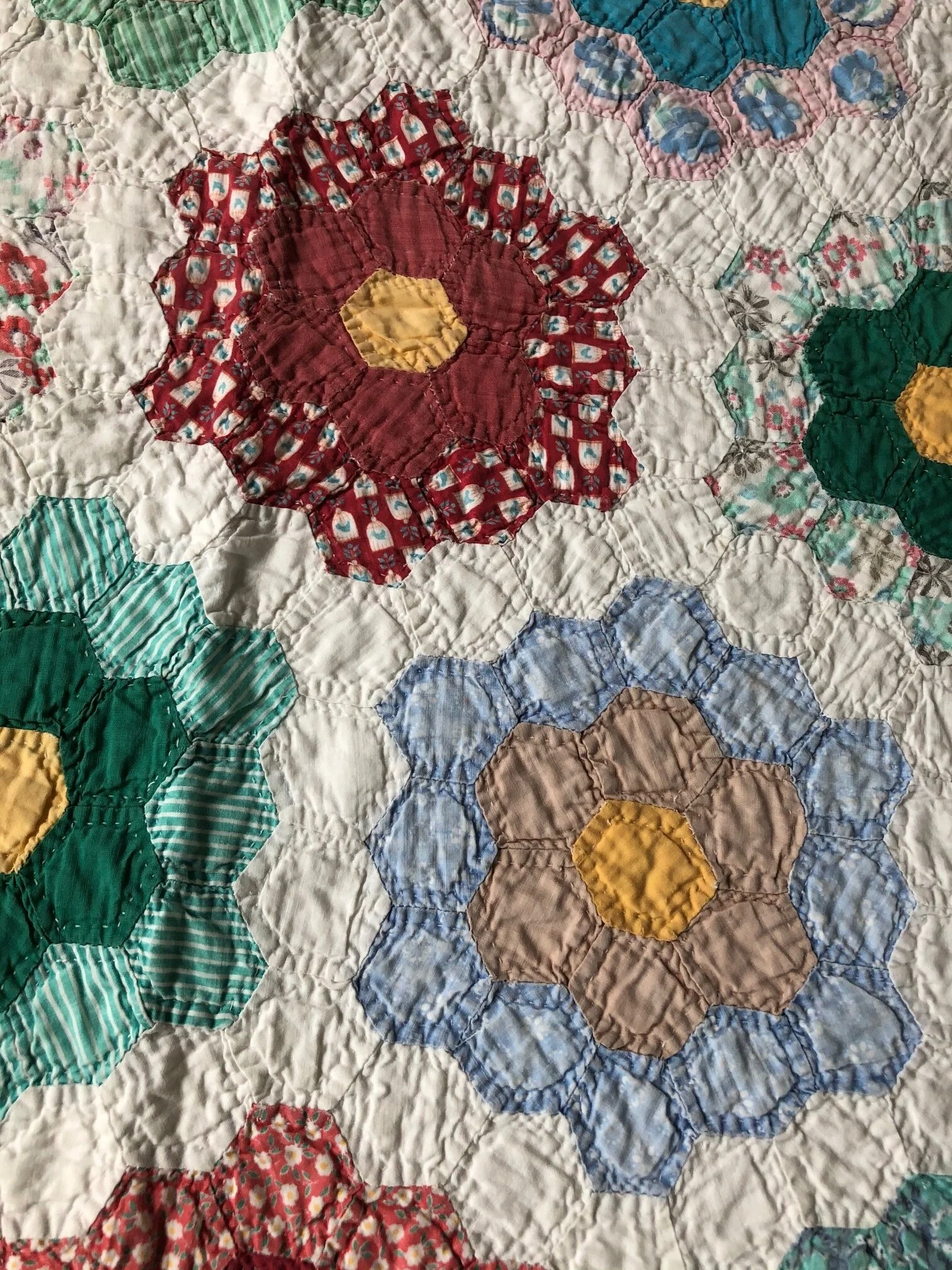 Grandmother S Flower Garden Quilt Designs | Best Flower Site