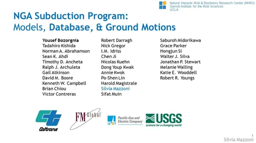 NGA-Subduction Ground-Motion Selection & Download Web Portal — The B. John Garrick Institute for ...