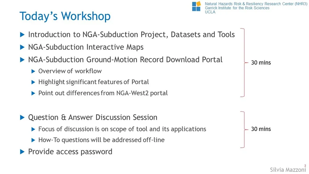 NGA-Subduction Ground-Motion Selection & Download Web Portal — The B. John Garrick Institute for ...