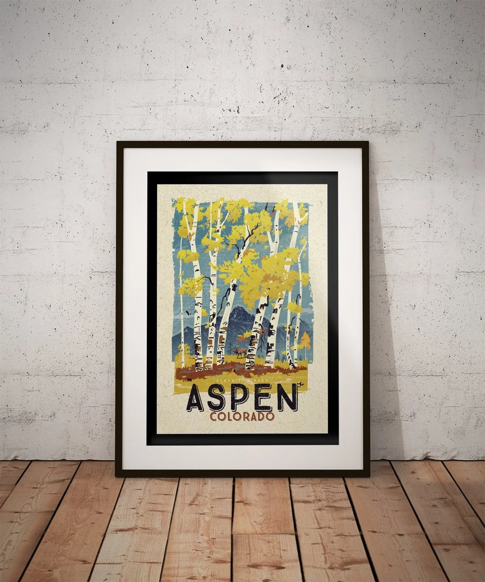 Colorado Aspen Trees In Prints