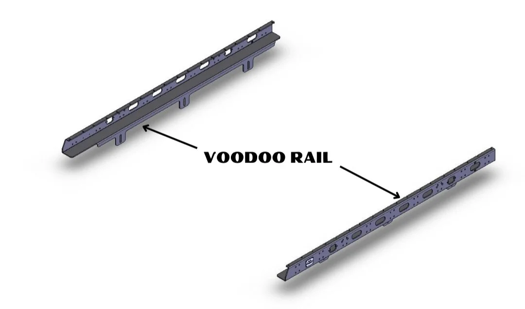 Modular Tonneau Compatible Truck Bed Racks - KB Voodoo Fabrications