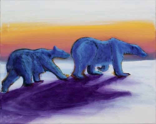 Ryder Erickson - Growing Up "Village" Fine Art