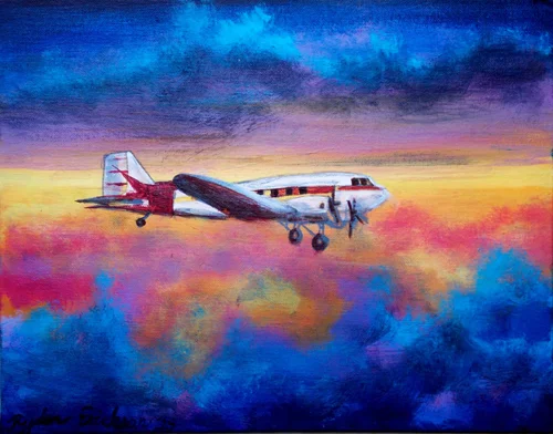 Ryder Erickson - Growing Up "Village" Fine Art