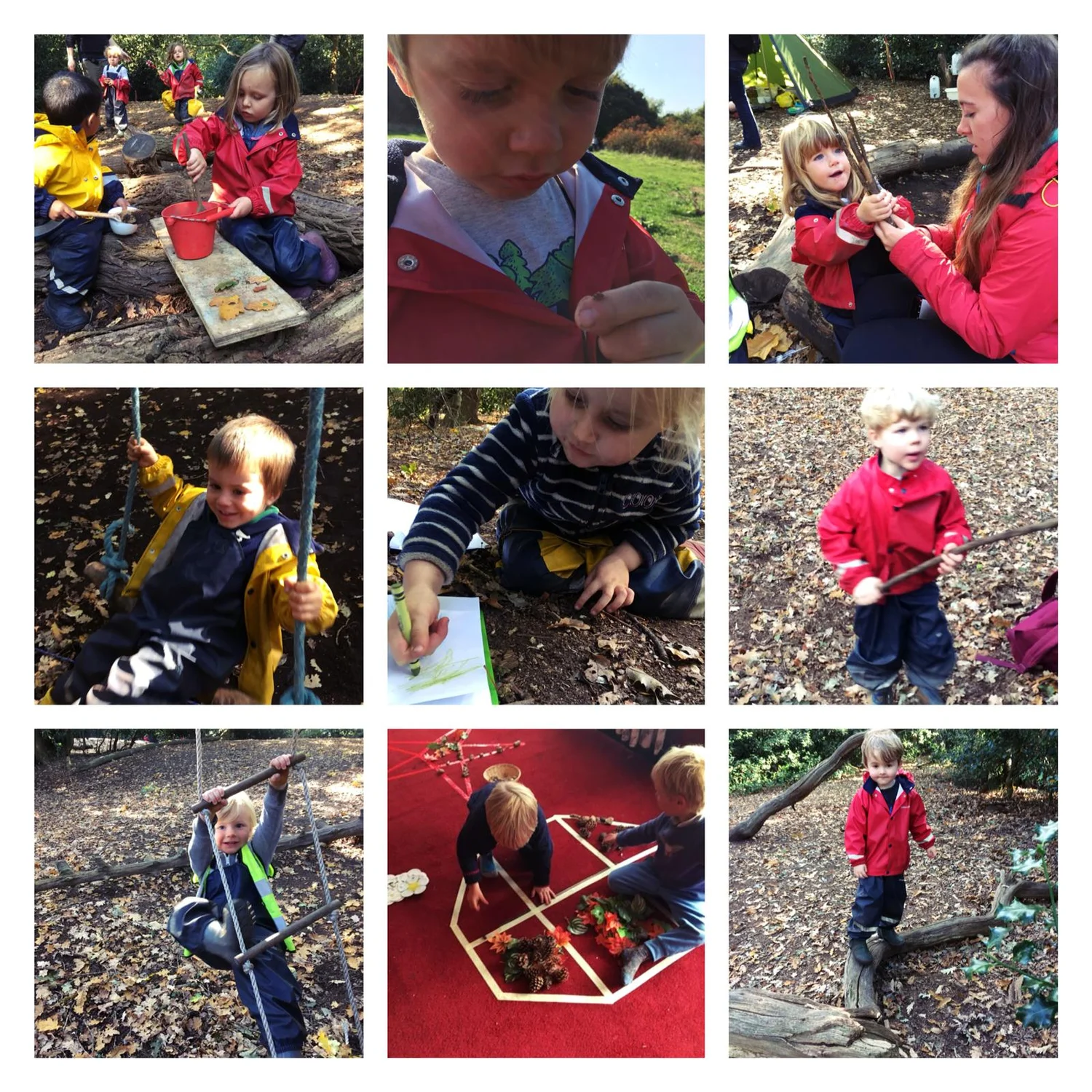 Little Forest Folk | Wandsworth - Building a fire | Forest School