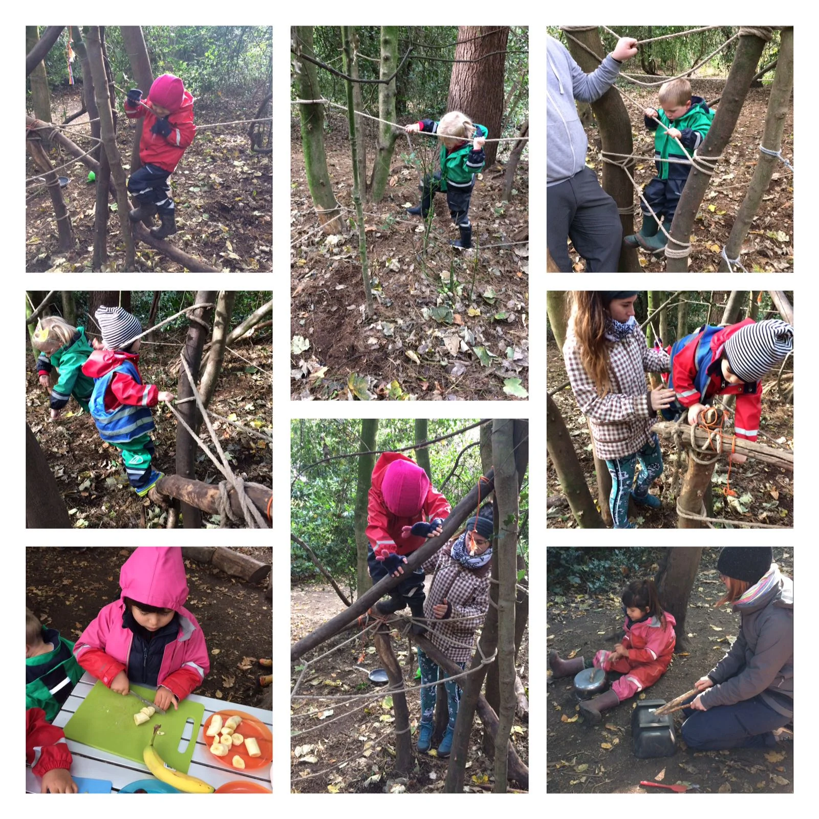 Little Forest Folk | Chiswick - Obstacle rope course | Forest School