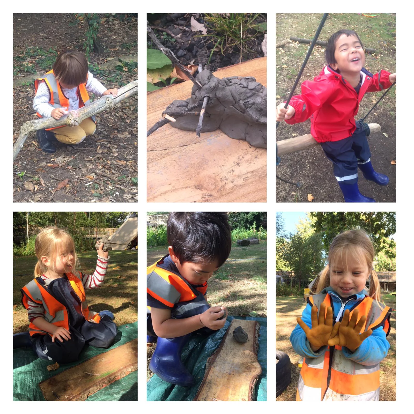 Little Forest Folk | Twickenham - natural mark making | Forest School
