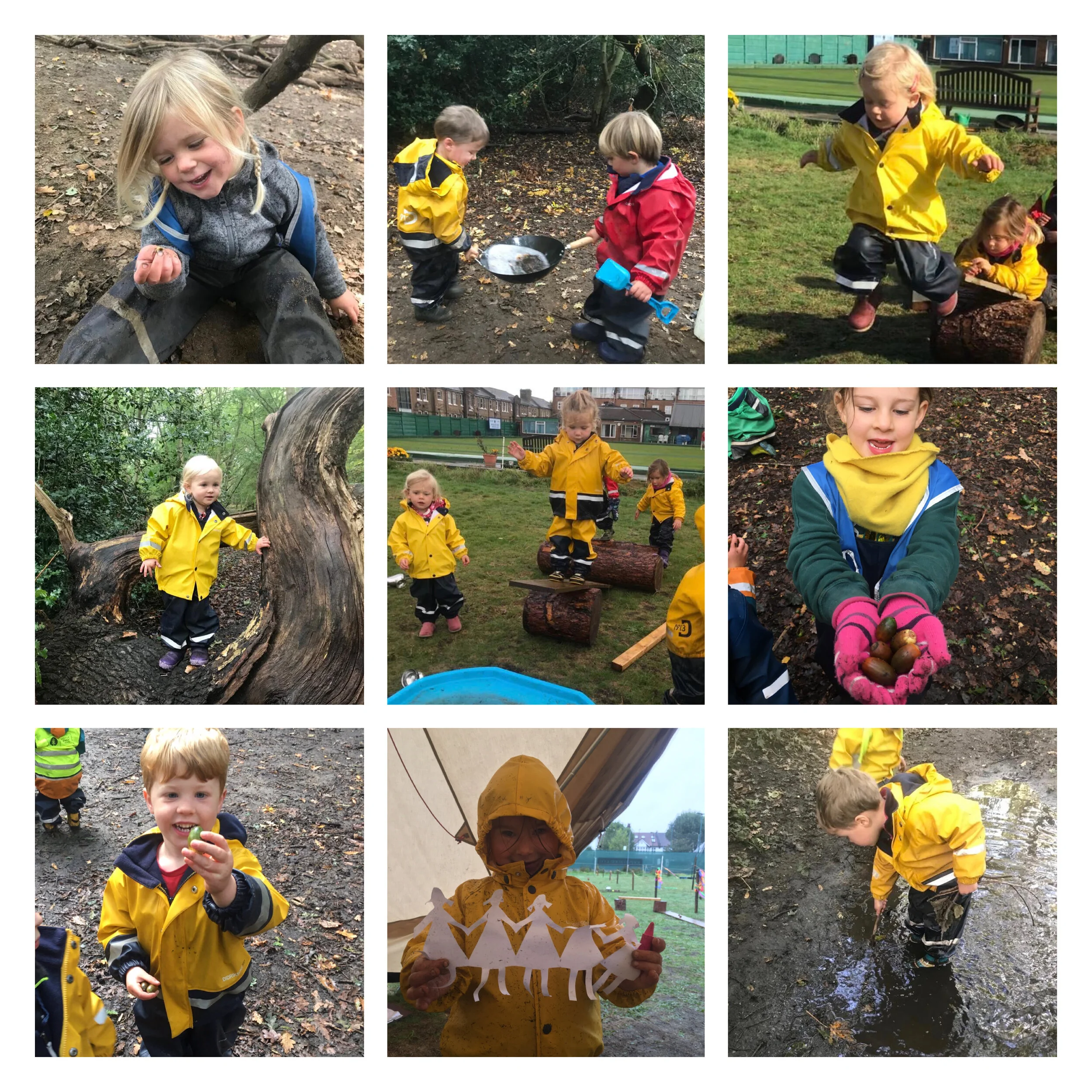 Little Forest Folk | Wandsworth - Conker 'marble' run | Forest School