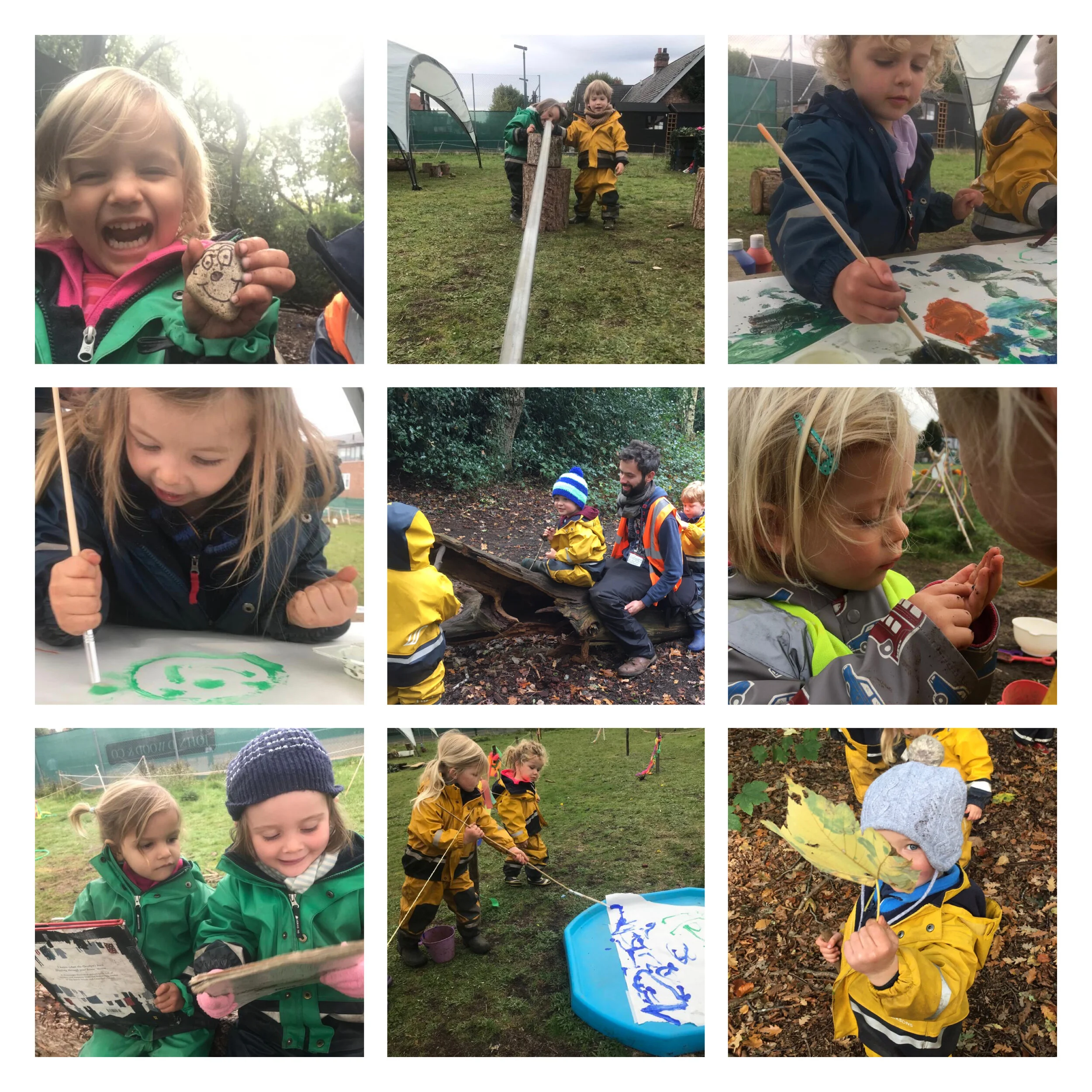Little Forest Folk | Wandsworth - Conker 'marble' run | Forest School