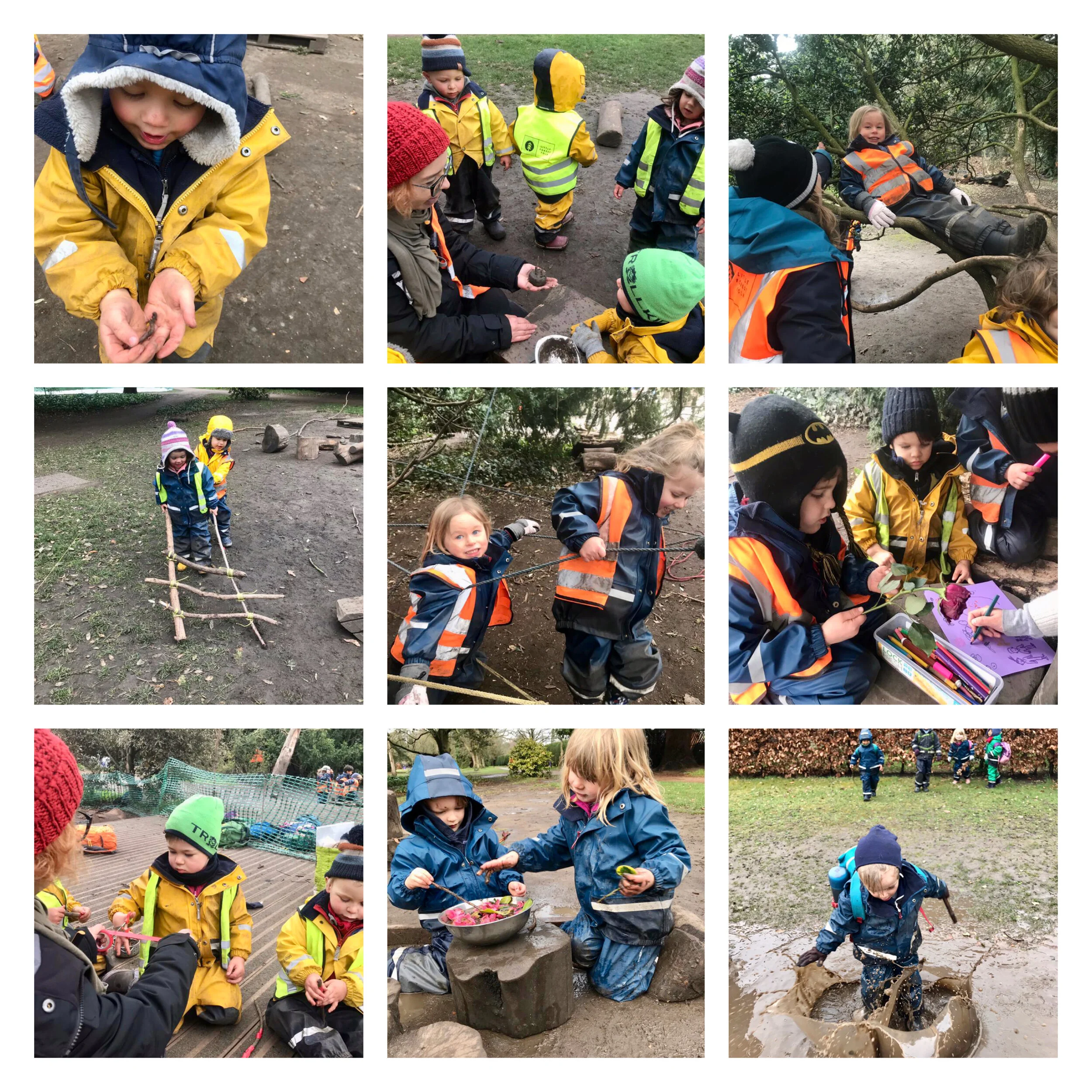 Little Forest Folk | Fulham - giant spider-sized web | Forest School