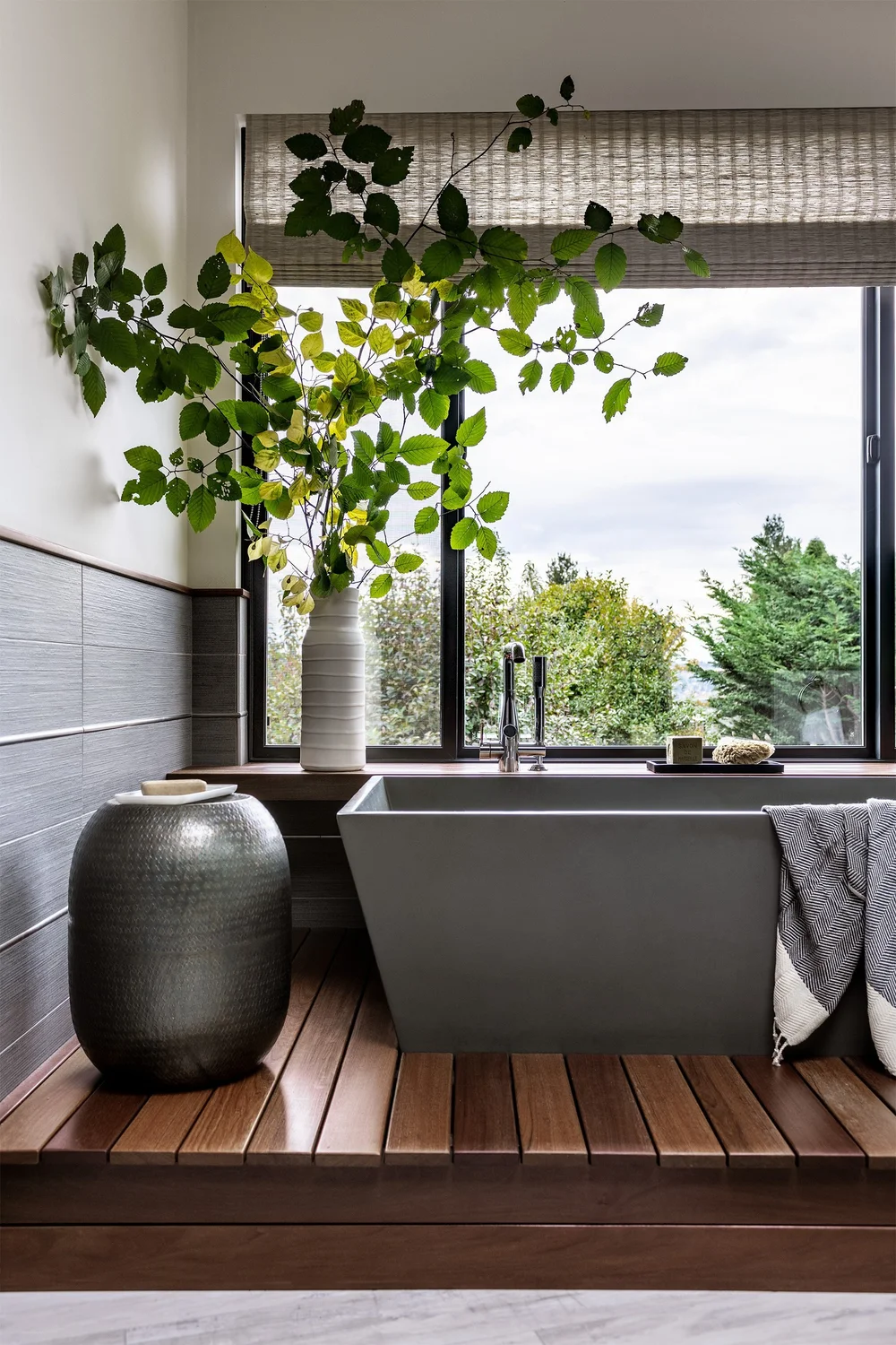 CREATING A JAPANESE SPA BATHROOM — Colleen Knowles Interior Design