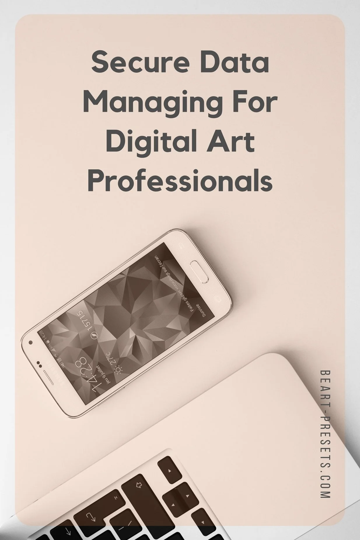 Secure Data Managing for Digital Art Professionals