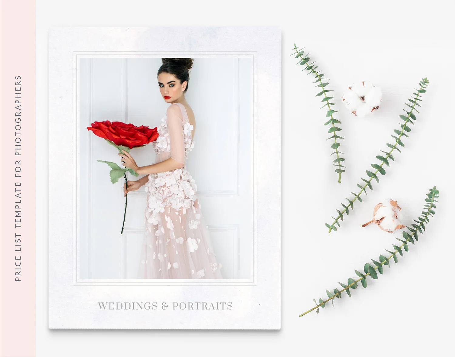 Wedding Photographer Price List Template - Moi Cherie