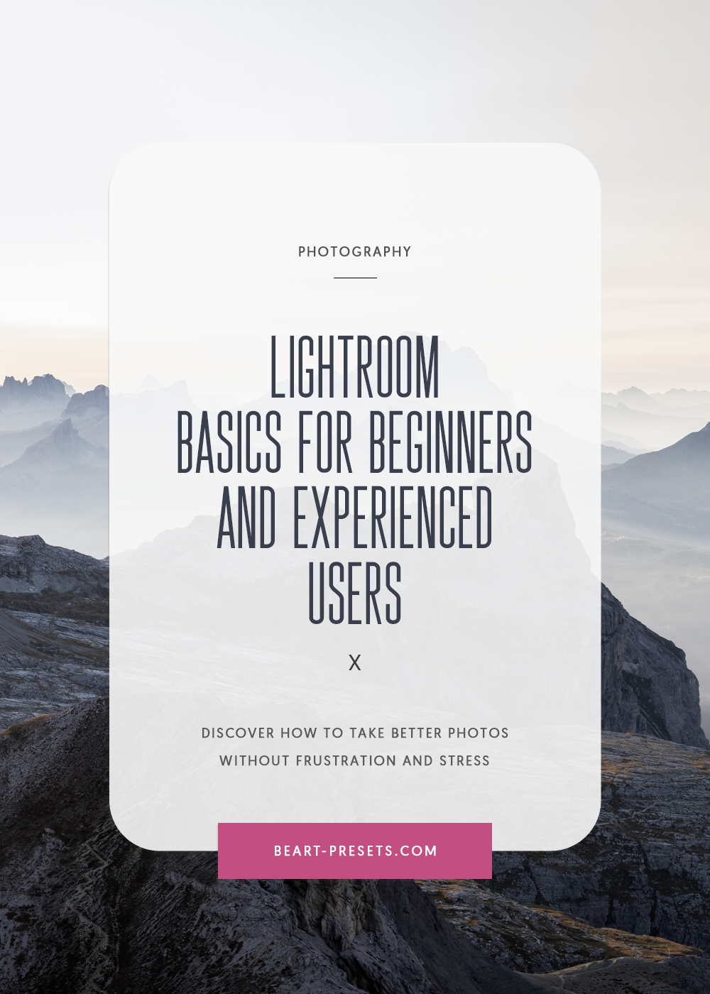 Lightroom Basics for Beginners or a refresher for Experienced Users