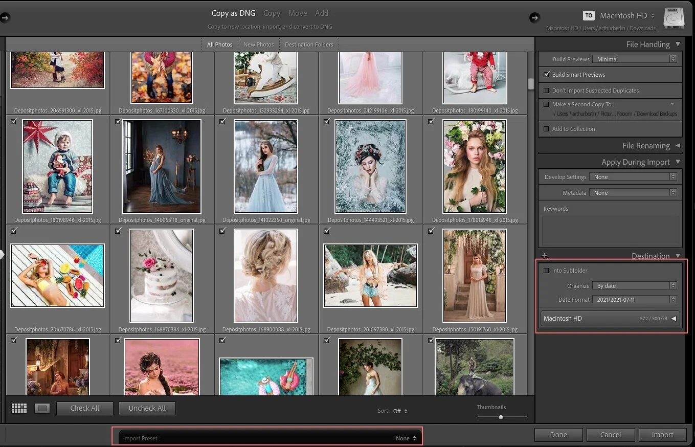 Tips for Quicker Image Importing in Lightroom