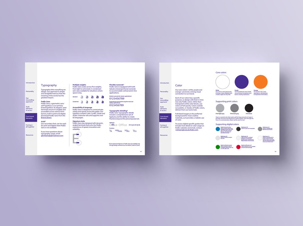 FEDEX BRAND STYLE GUIDE — Autrey Eastman