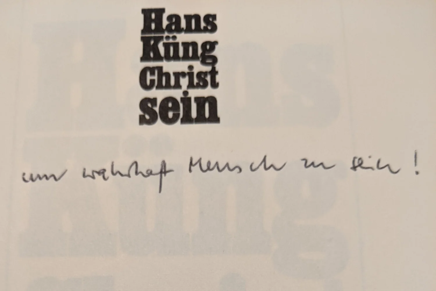 In Memory of Hans Küng: An Intellectual, Spiritual, and Moral Giant ...