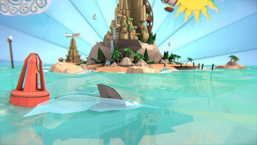 Papercraft Island — Paul Chambers 3D