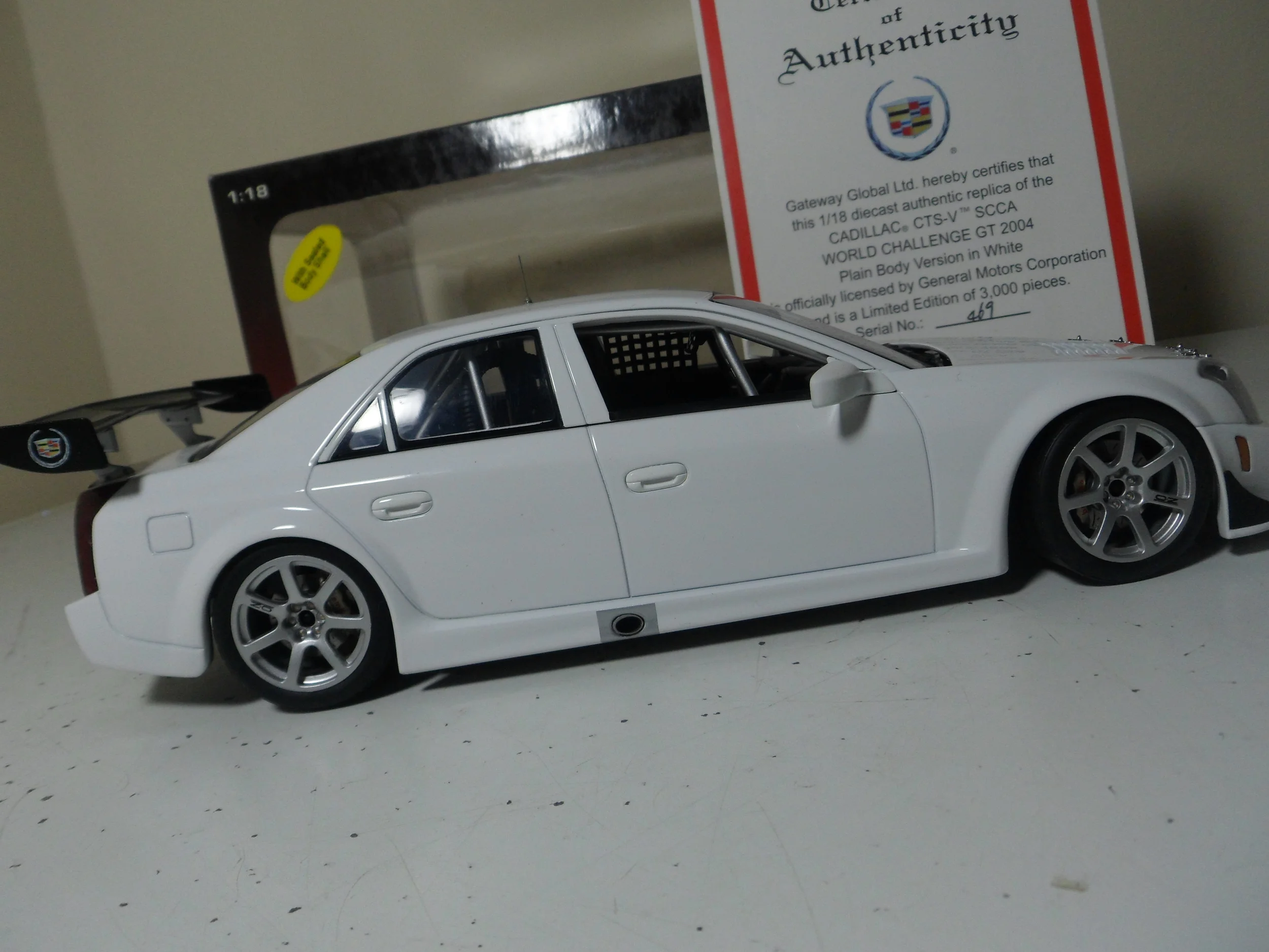 Cadillac CTS-V SCCA GT by Autoart 1:18 scale boxed — CS-DIECAST-TUNING