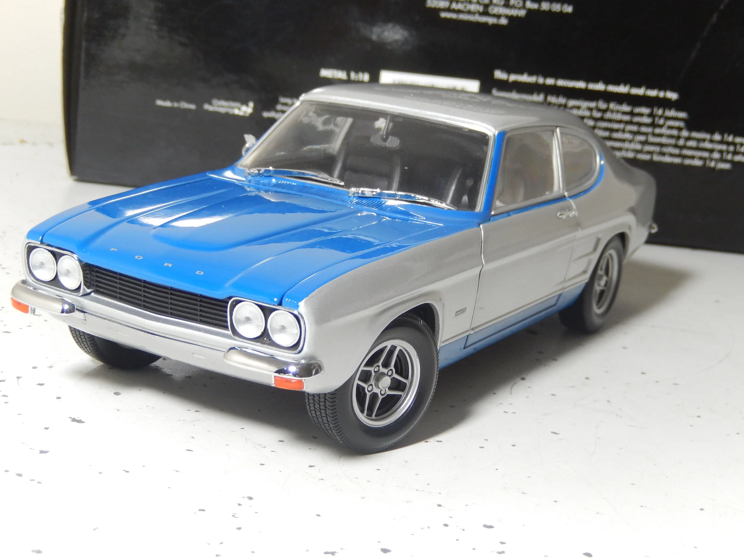 MK1 ford capri RS 2600 by minichamps 1:18 scale — CS-DIECAST-TUNING