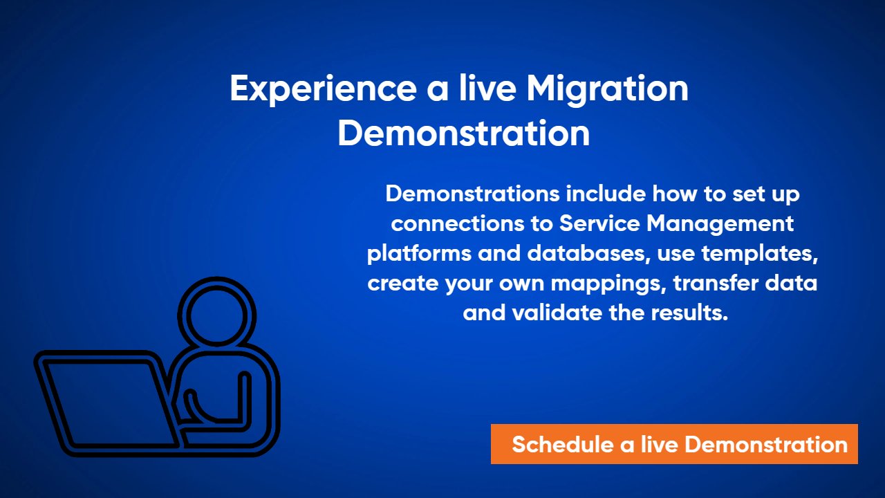 Service Management Data Migration — Precision Bridge Service Management Data Migration — Precision Bridge