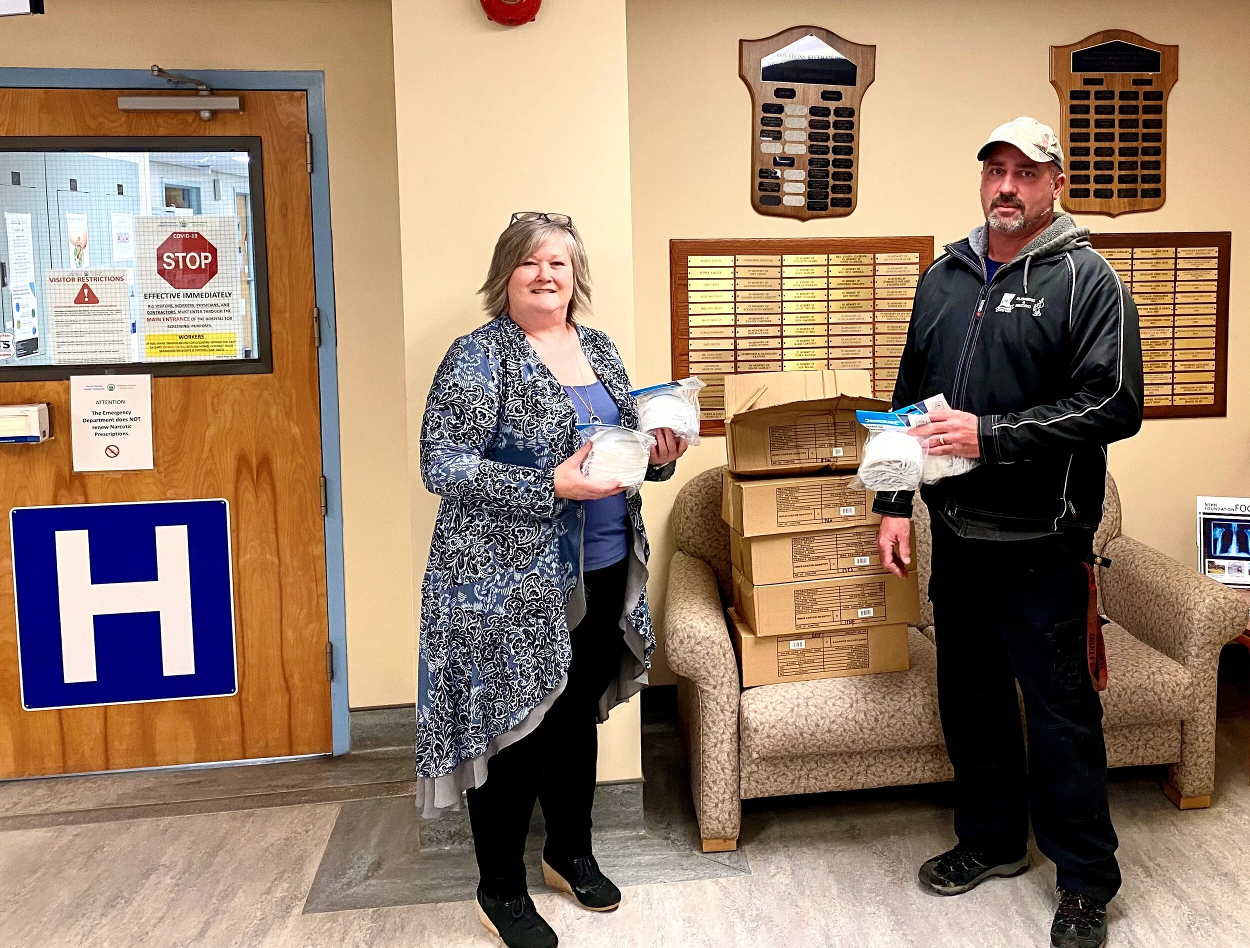 NSHN Receives Donation of Masks — North Shore Health Network