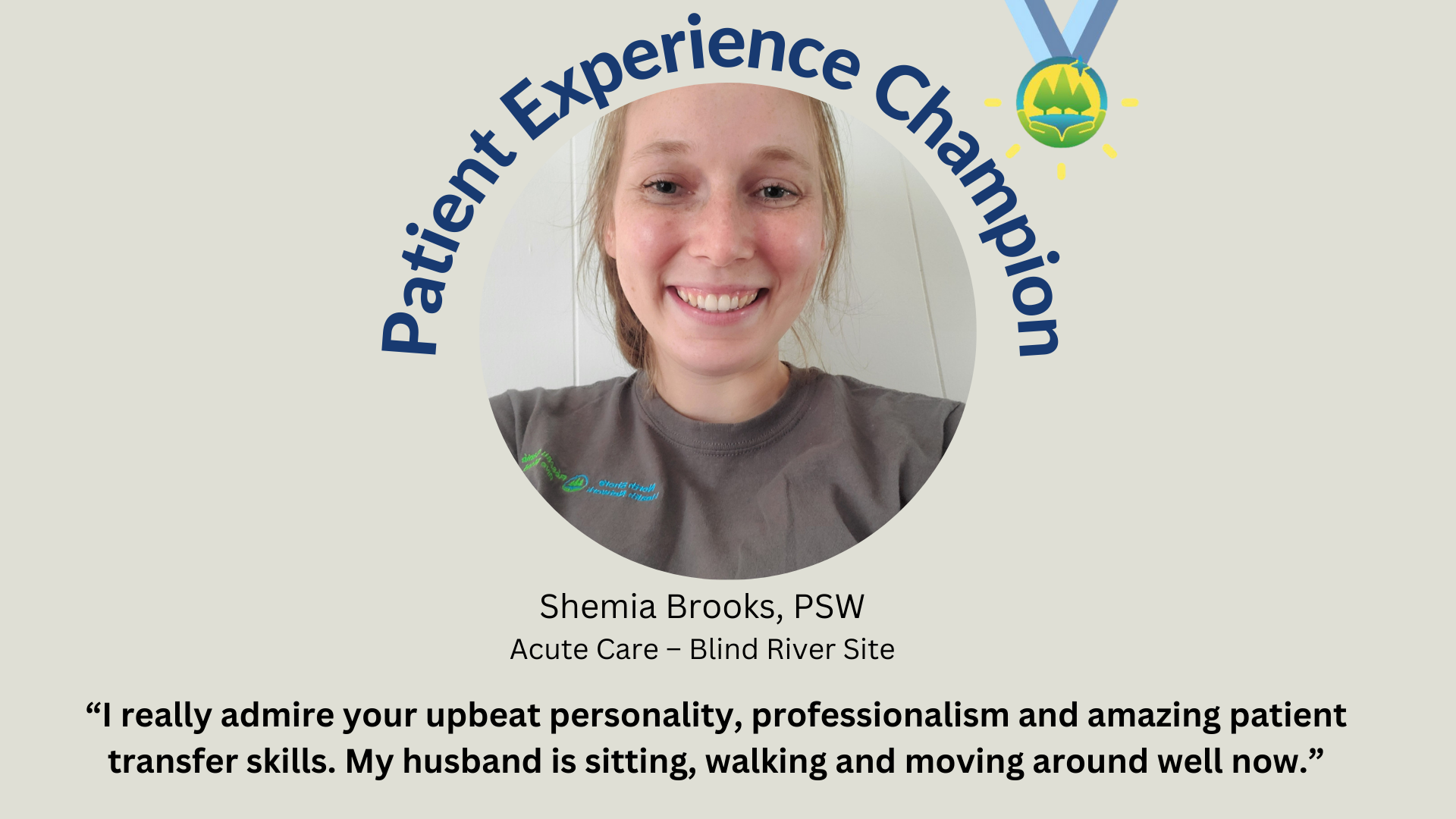 Our Patient, Resident & Client Experience Champions — North Shore ...