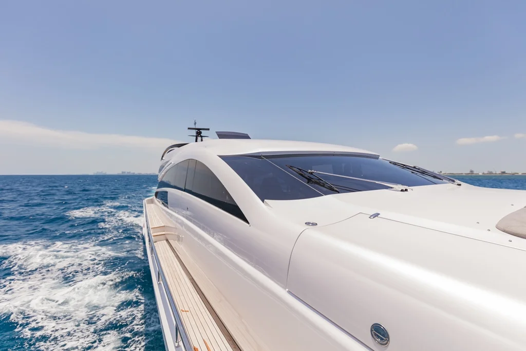 White Metallic Pershing 92 - For Sale - South Florida — Chris Coughlin ...