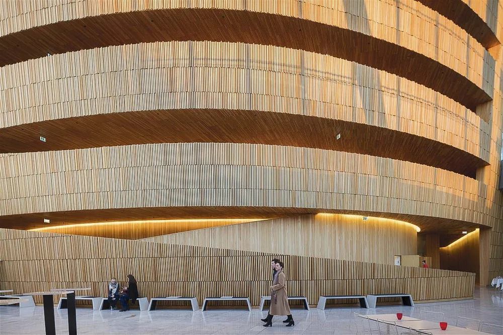 Oslo Opera House Interior Oslo Opera House From Inside, Norway