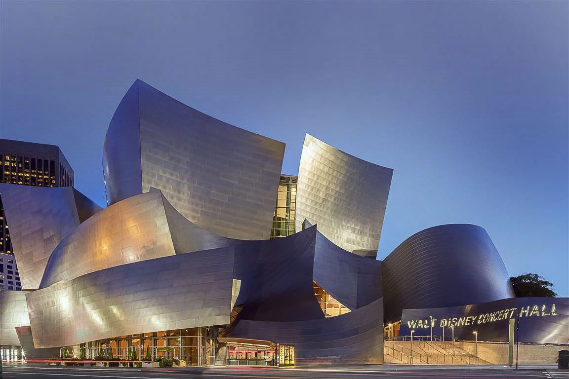Walt Disney Concert Hall Night