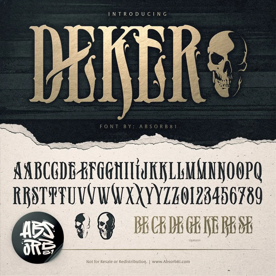 FONTS — Absorb81 - Illustration / Design / Typography