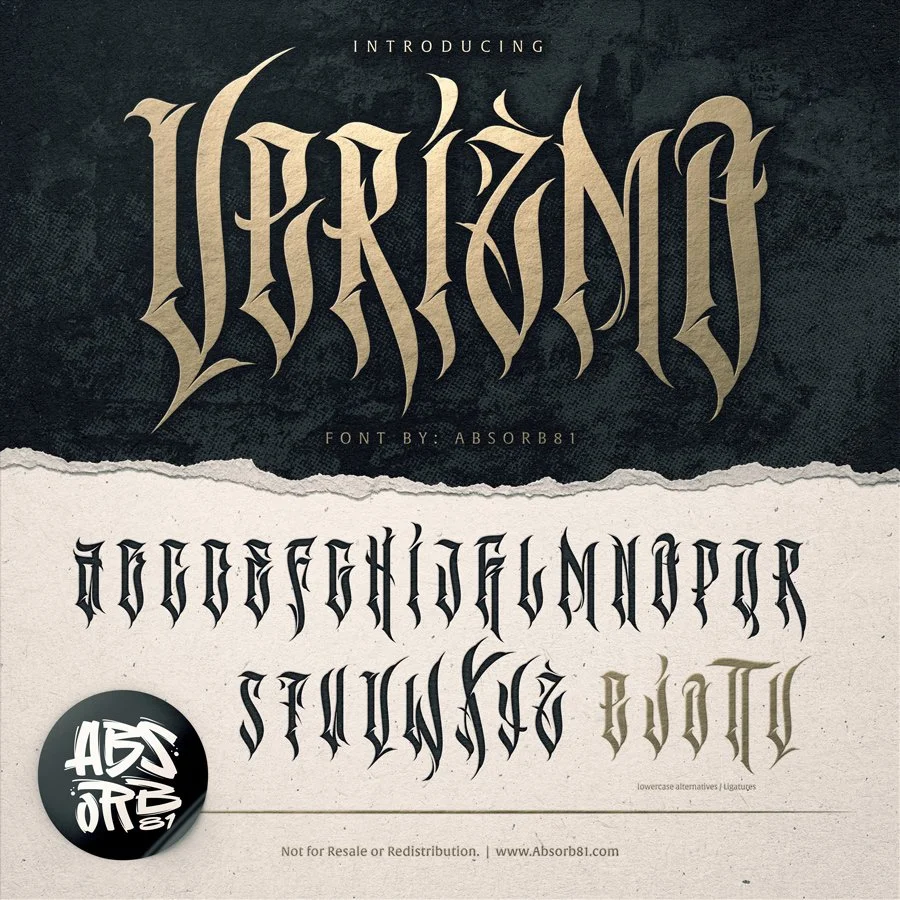 FONTS — Absorb81 - Illustration / Design / Typography