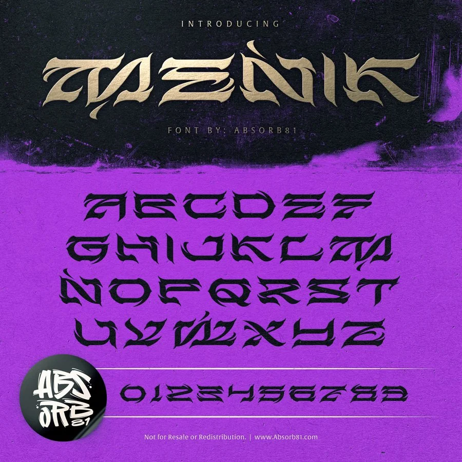 FONTS — Absorb81 - Illustration / Design / Typography